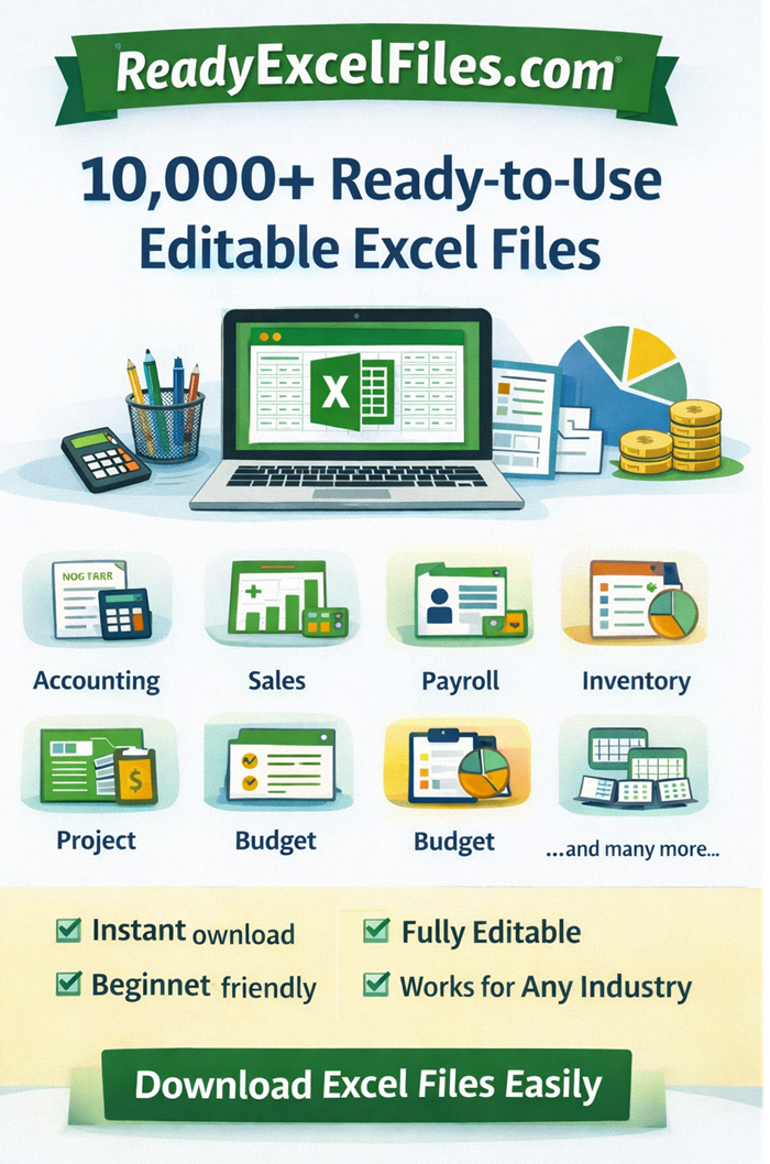 Ready Excel Templates .xls | What My Business